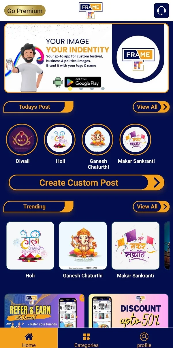 FrameIT | Offer pre-designed professional and political frames for ...